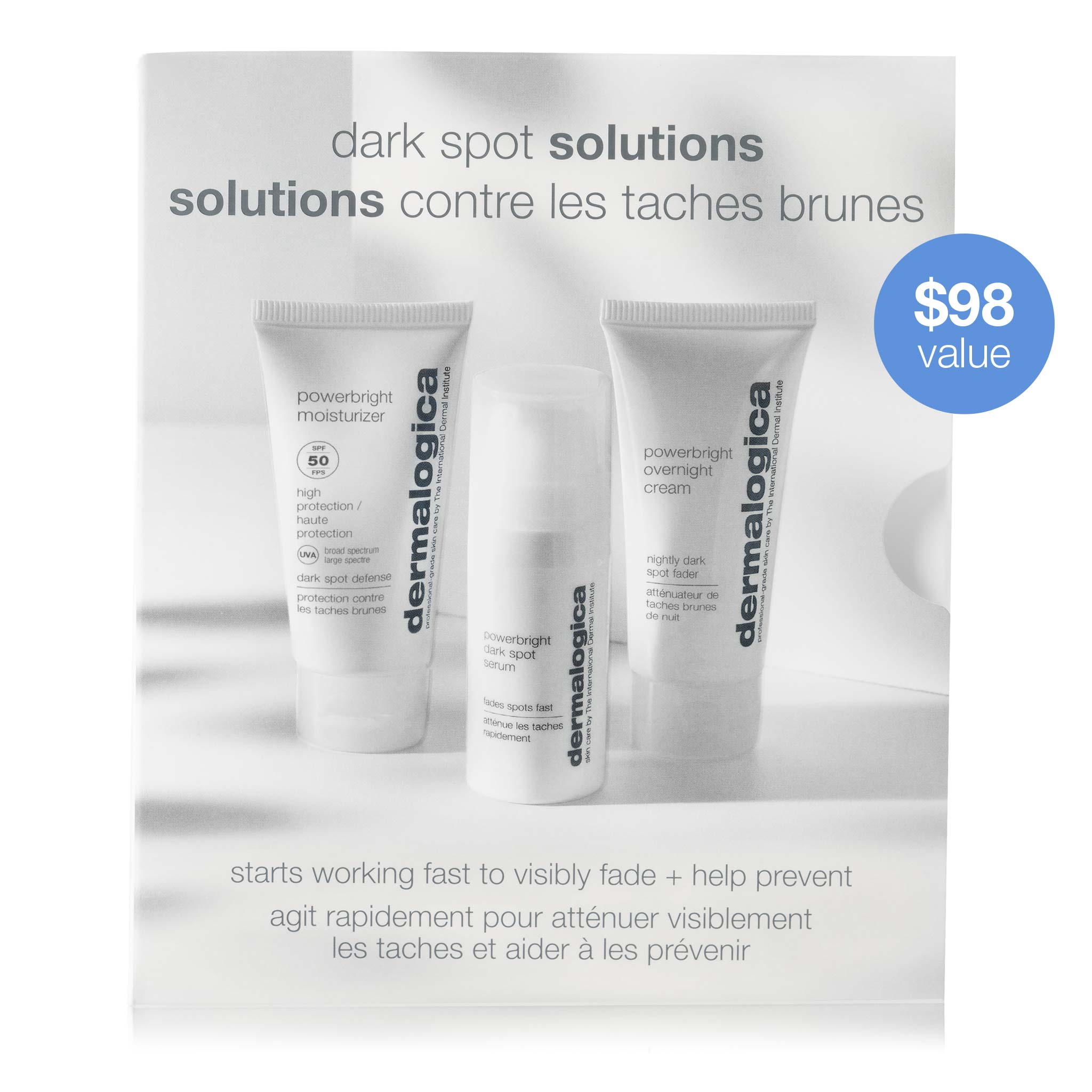 PowerBright Dark Spot Solutions Kit, Brightening Travel Kit | Dermalogica®